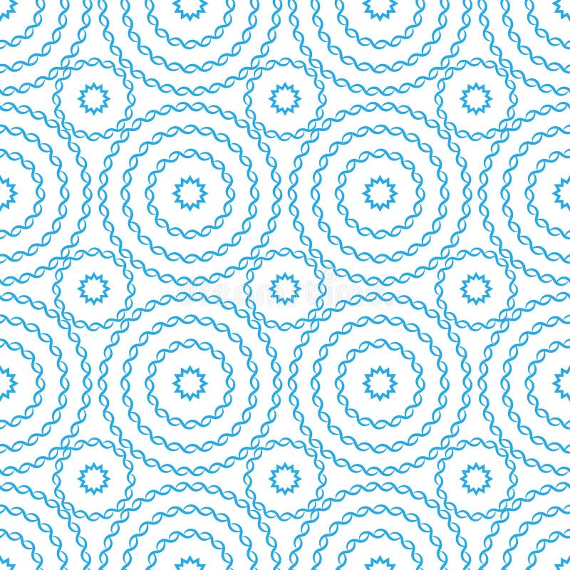 Seamless Pattern a Picture with Openwork Circles in Pastel Light Blue ...