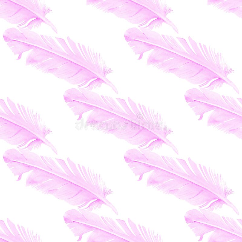 Seamless Pattern with Pigeon Feathers Stock Illustration - Illustration ...