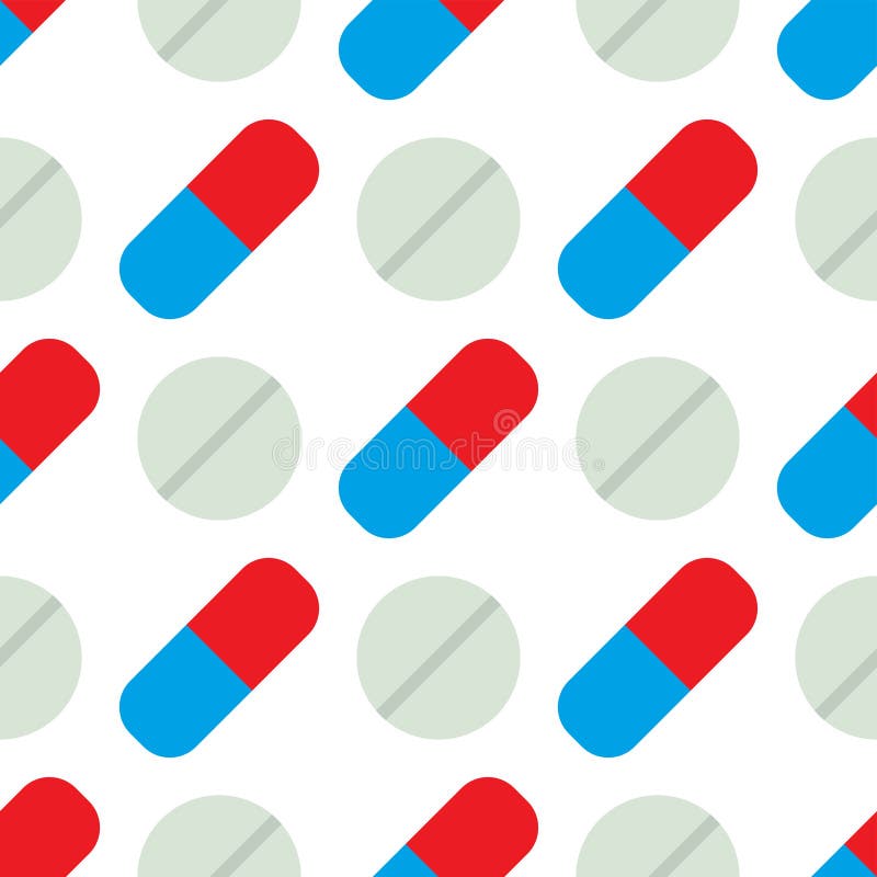 Pills Capsules Icons Vector Flat Set. Medical Stock Vector ...