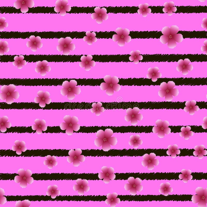 Diagonal Pink Flowers Stock Illustrations – 781 Diagonal Pink Flowers ...