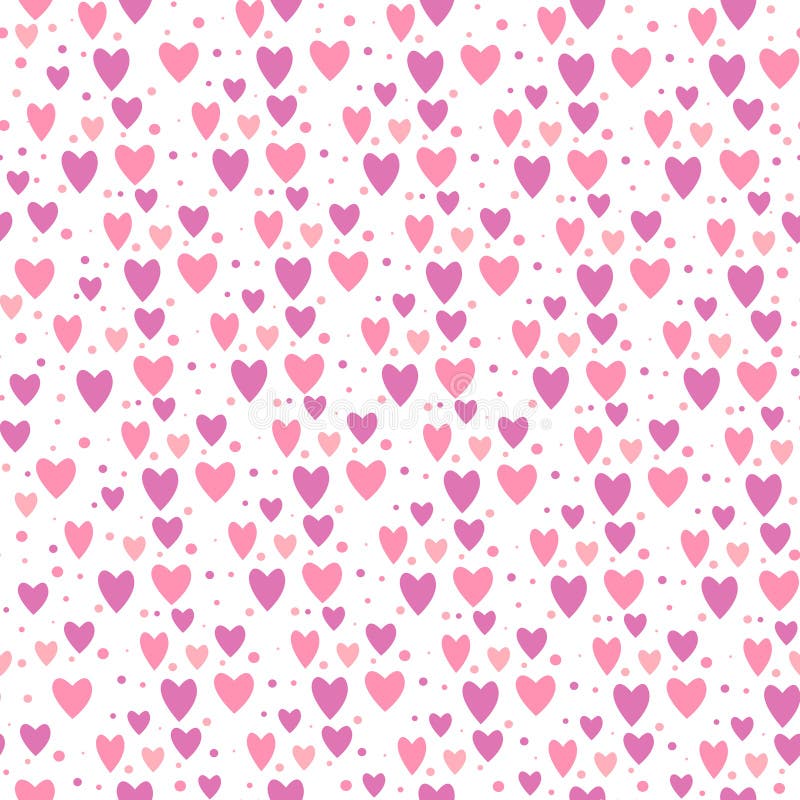 Seamless Pattern Pink Hearts for Fabric Stock Vector - Illustration of ... Seamless Pattern Pink Hearts for Fabric Stock Vector - Illustration of ...