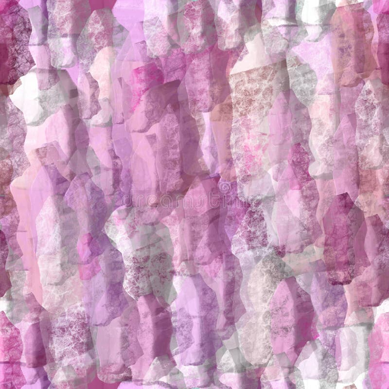 Seamless Pattern of Pink and Purple Abstract Elements for Textiles ...