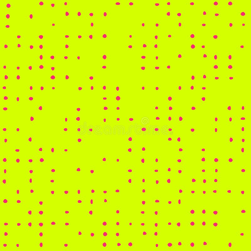 Seamless Pattern of Pink Scattered Dots Stock Vector - Illustration of ...