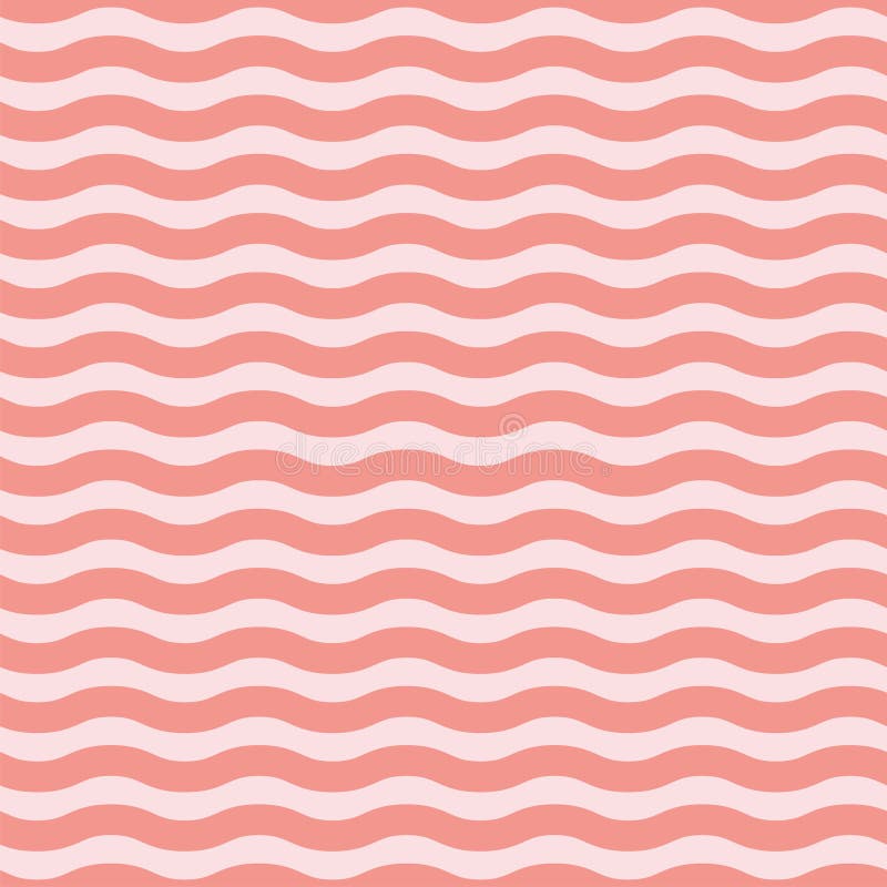 Seamless Pattern with Pink Waves Stock Vector - Illustration of graphic ...
