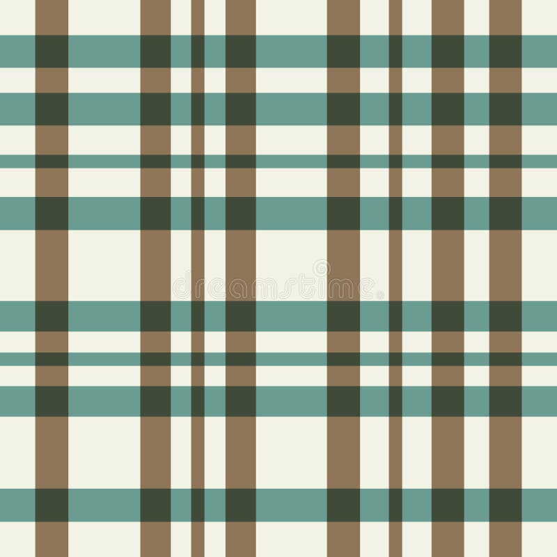 Seamless Pattern with Plaid Motifs in 4 Colors Stock Illustration ...