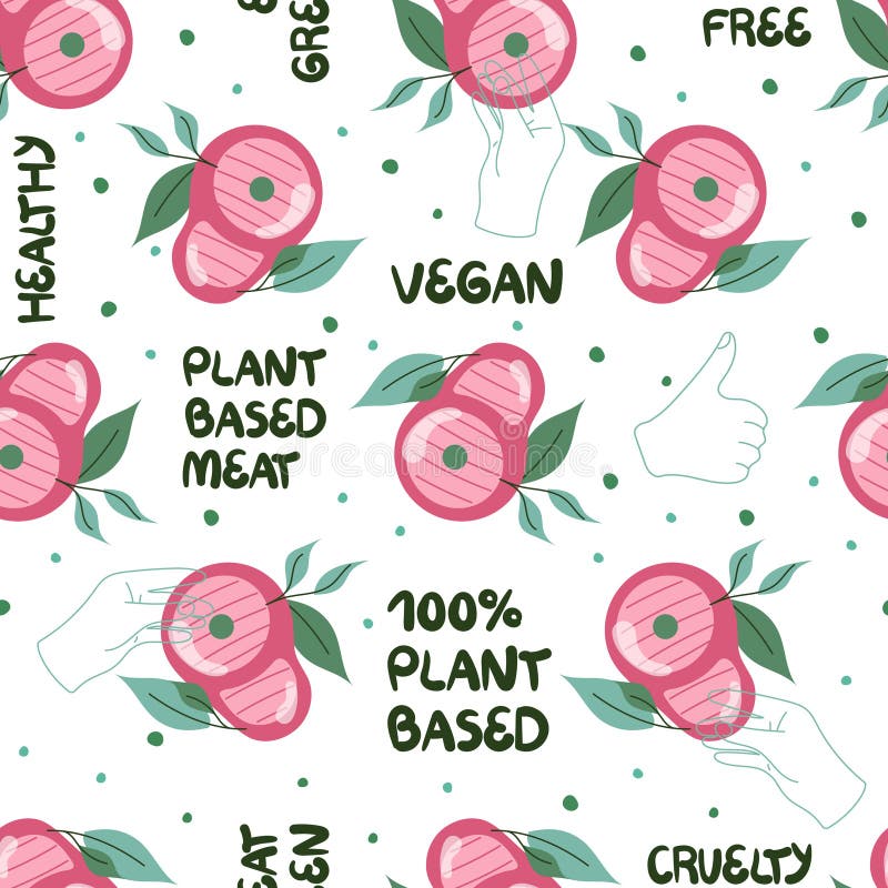 Plant Based Meat Carbon Stock Illustrations – 23 Plant Based Meat ...