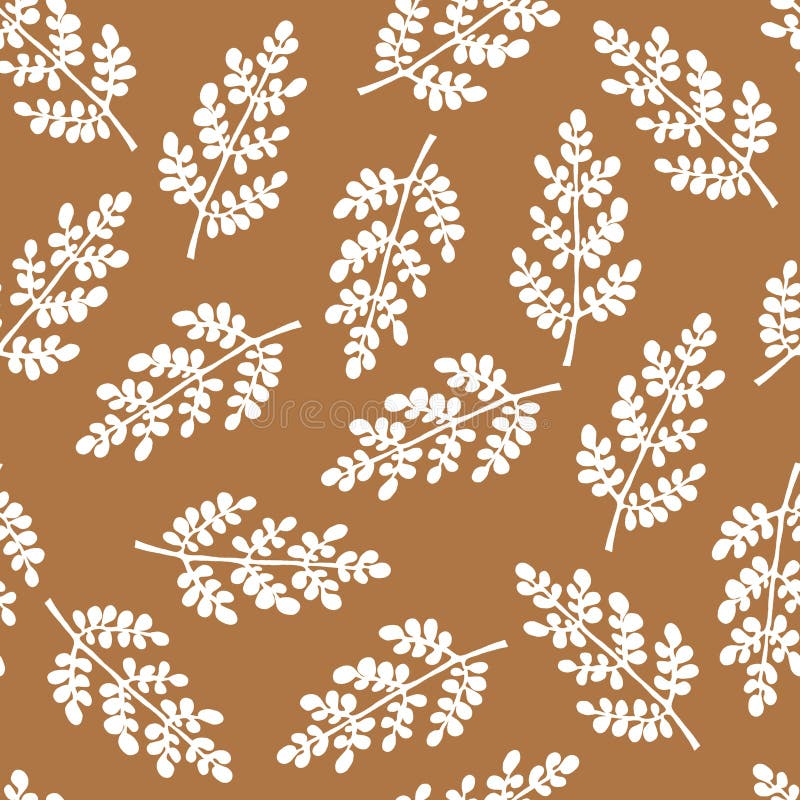 Seamless Minimalistic Background. Stock Vector - Illustration of botany ...