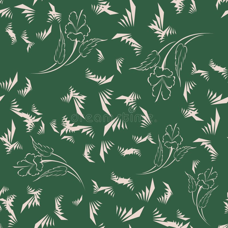 Seamless Pattern. Plant Texture for Fabric, Wrapping, Wallpaper and ...
