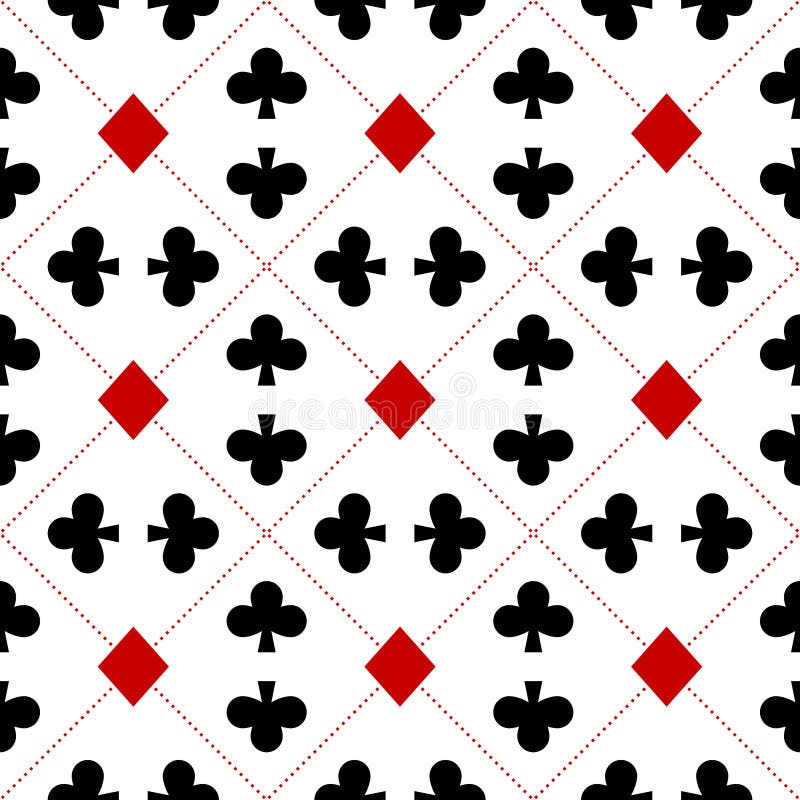 Playing Card Symbol Mosaic Background Stock Illustrations – 158 Playing ...