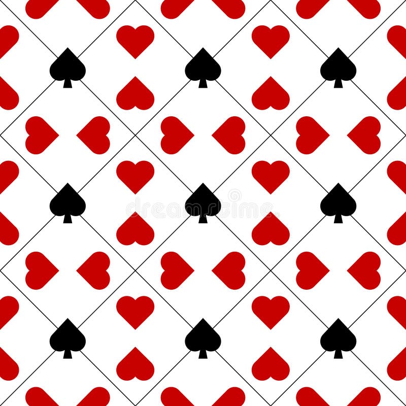 Playing Card Symbol Mosaic Background Stock Illustrations – 158 Playing ...