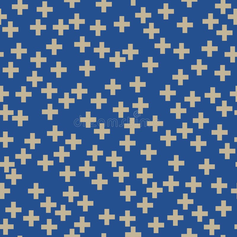 Seamless Pattern of Plus Sign Stock Vector - Illustration of graphic ...