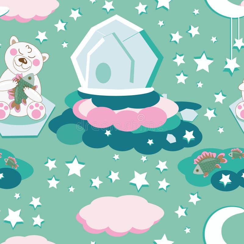 Polar Bear Moon Stock Illustrations – 767 Polar Bear Moon Stock ...