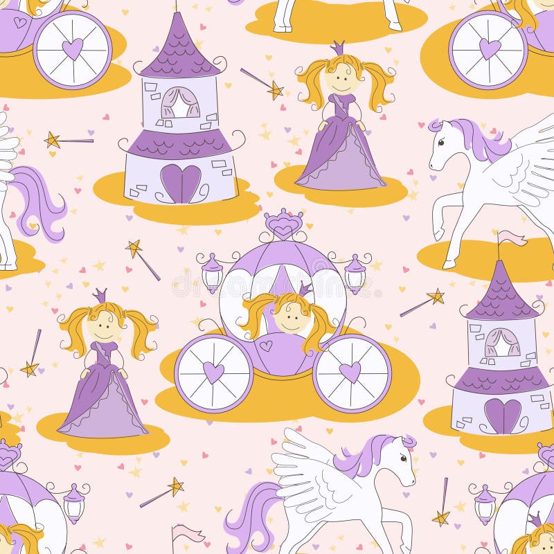 Princess Carriage Stock Illustrations – 1,661 Princess Carriage Stock ...