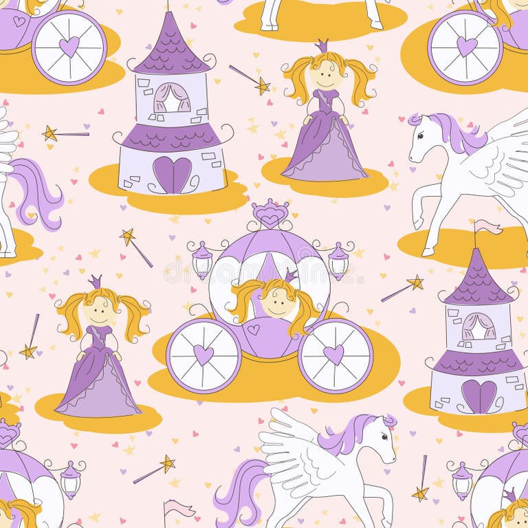 Princess Carriage Stock Illustrations – 2,346 Princess Carriage Stock ...