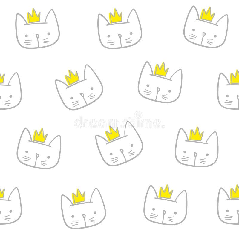 Cats Princess stock vector. Illustration of comic, princess - 39248286