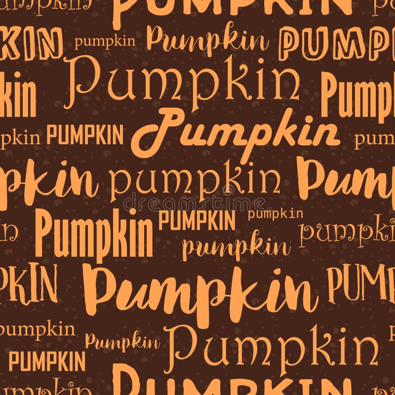 Pumpkin with Word Halloween Abstract Graffiti Style Vector Illustration ...