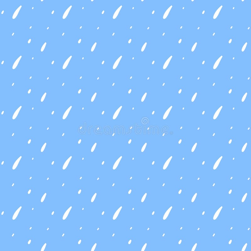 Seamless Pattern of Rain Drop Stock Illustration - Illustration of ...