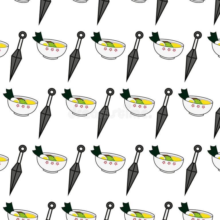 Akatsuki Naruto Seamless Pattern Stock Illustrations – 22 Akatsuki ...