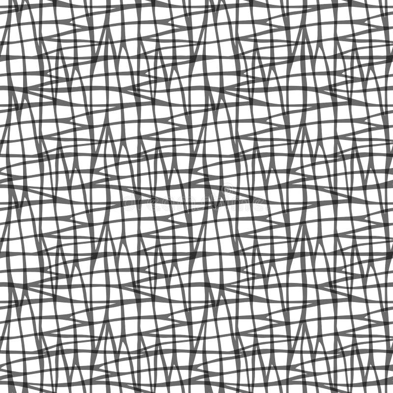 Seamless Pattern with Random Abstract Cross Grid Stock Vector ...