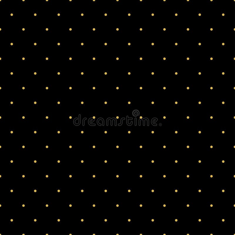 Random Golden Dots Seamless Pattern Stock Vector - Illustration of ...