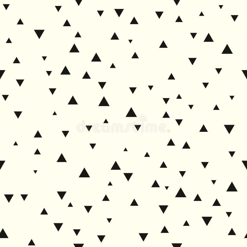 Seamless Pattern with Random Triangles. Festive Texture Repeating ...