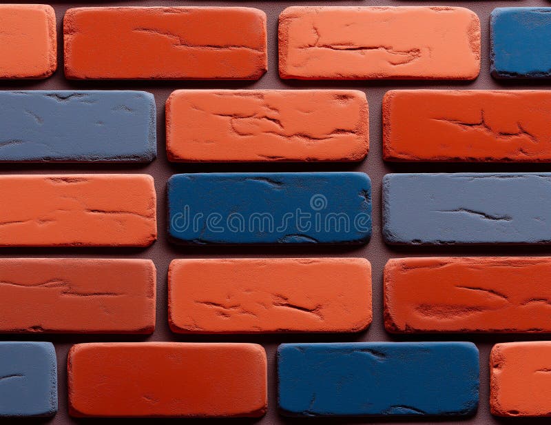Orange Realistic Seamless Brick Wall Texture Stock Illustrations – 237 ...