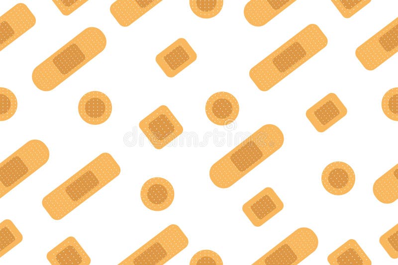 Band Aid Pattern Stock Illustrations – 391 Band Aid Pattern Stock ...
