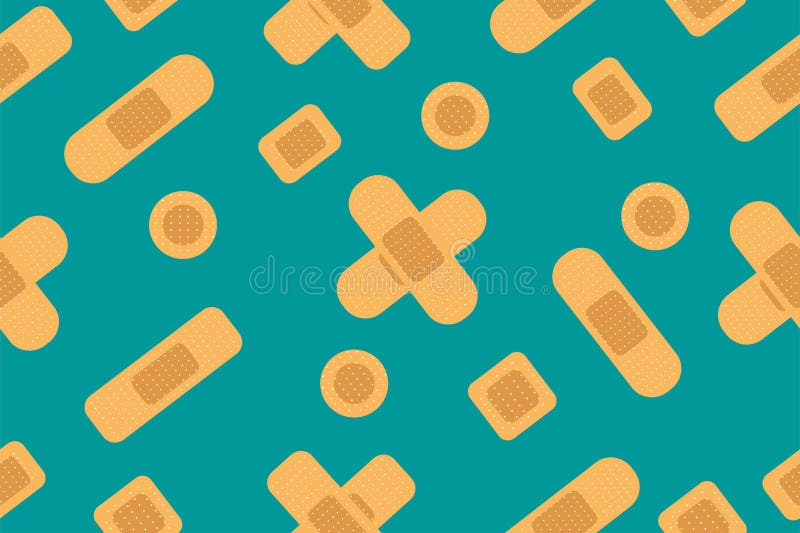 Band Aid Pattern Stock Illustrations – 391 Band Aid Pattern Stock ...