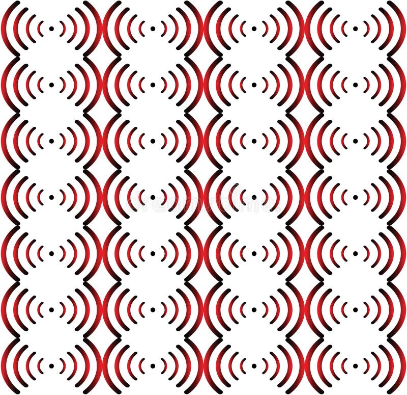 Seamless Pattern Red-black-white. Stock Vector - Illustration of ...