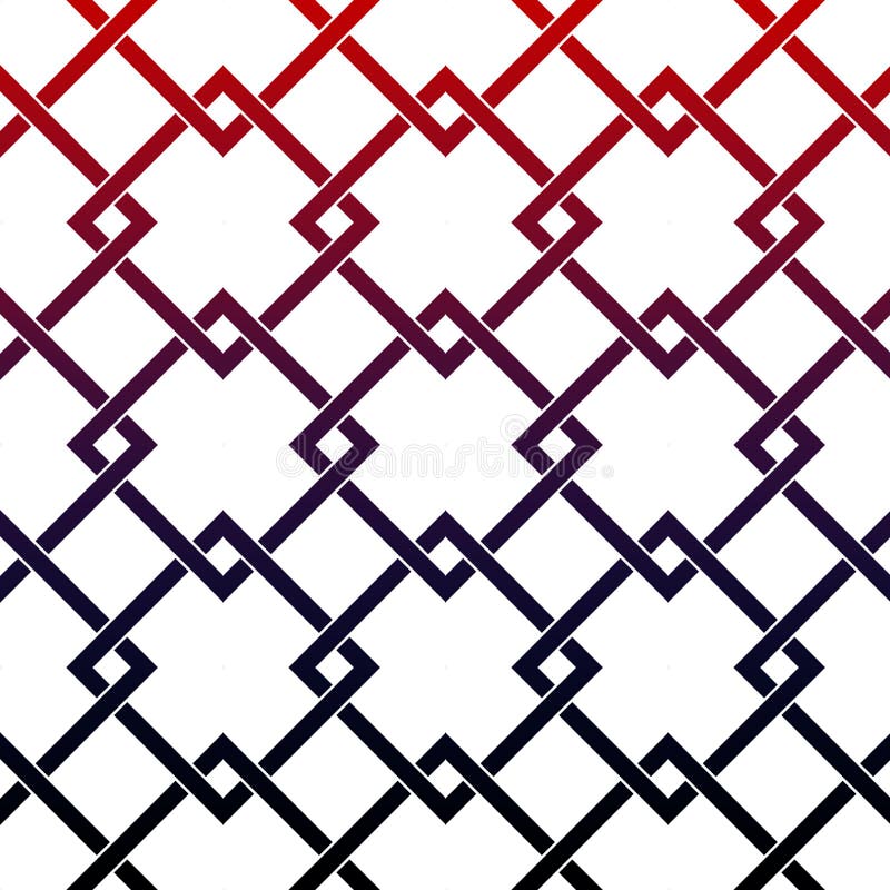 Seamless Pattern of Red and Blue Diagonal Squares Intertwined on a ...