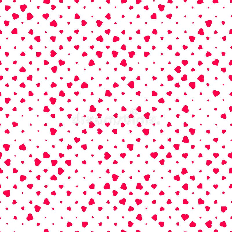 Seamless Pattern with Red Hearts Randomly Stock Vector - Illustration ... Seamless Pattern with Red Hearts Randomly Stock Vector - Illustration ...