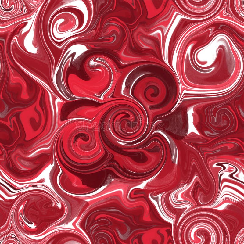 Seamless Pattern Red Vortex Stock Illustration - Illustration of paper ...