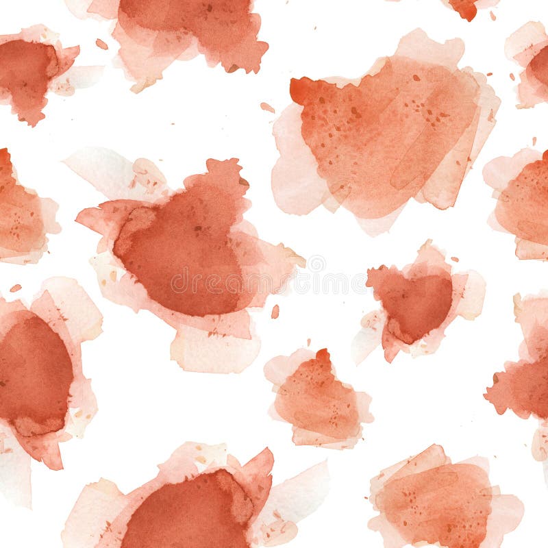 Seamless Pattern with Red Stains Stock Illustration - Illustration of ...