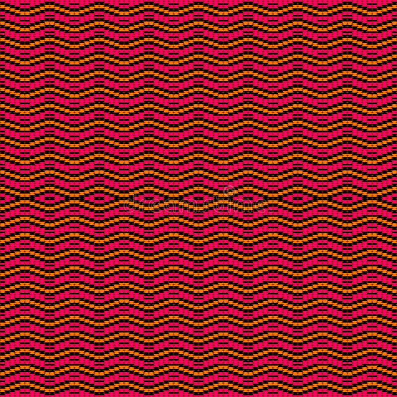 Seamless Pattern with Red and Yellow Stripes Stock Image - Illustration ...