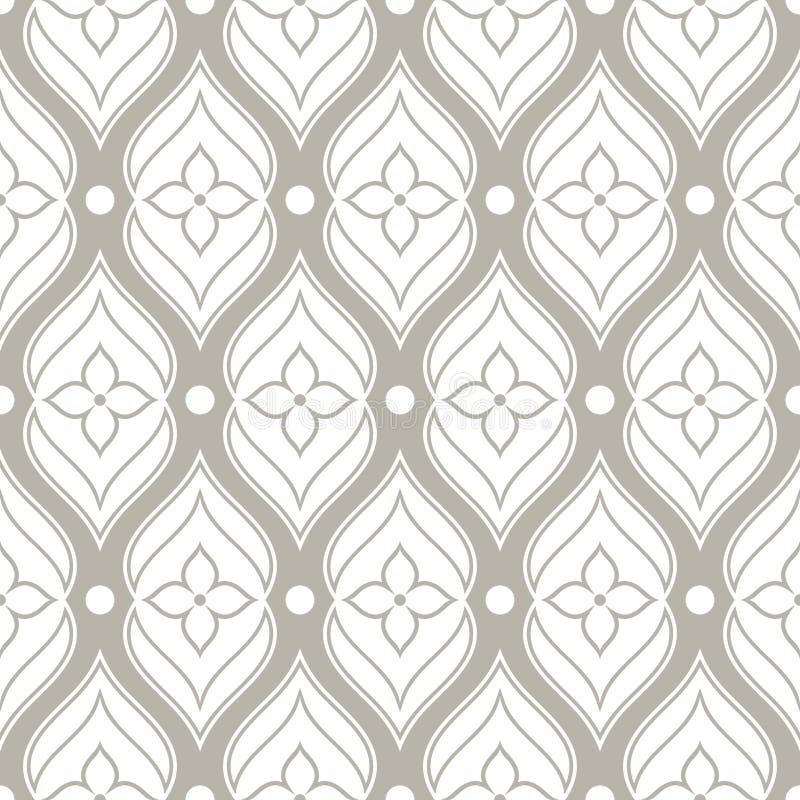 Seamless Retro Pattern Vector Illustration Stock Vector - Illustration ...
