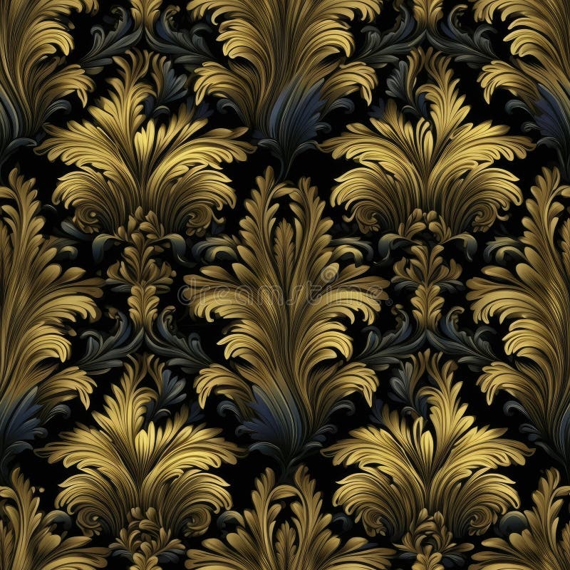 Seamless Pattern with Rich Ornament and Old Damascus Style Pattern for ...