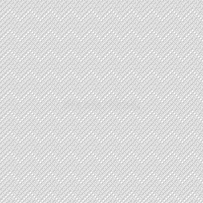 Seamless Pattern of Rings and Dots. Geometric Dotted Wallpaper Stock ...