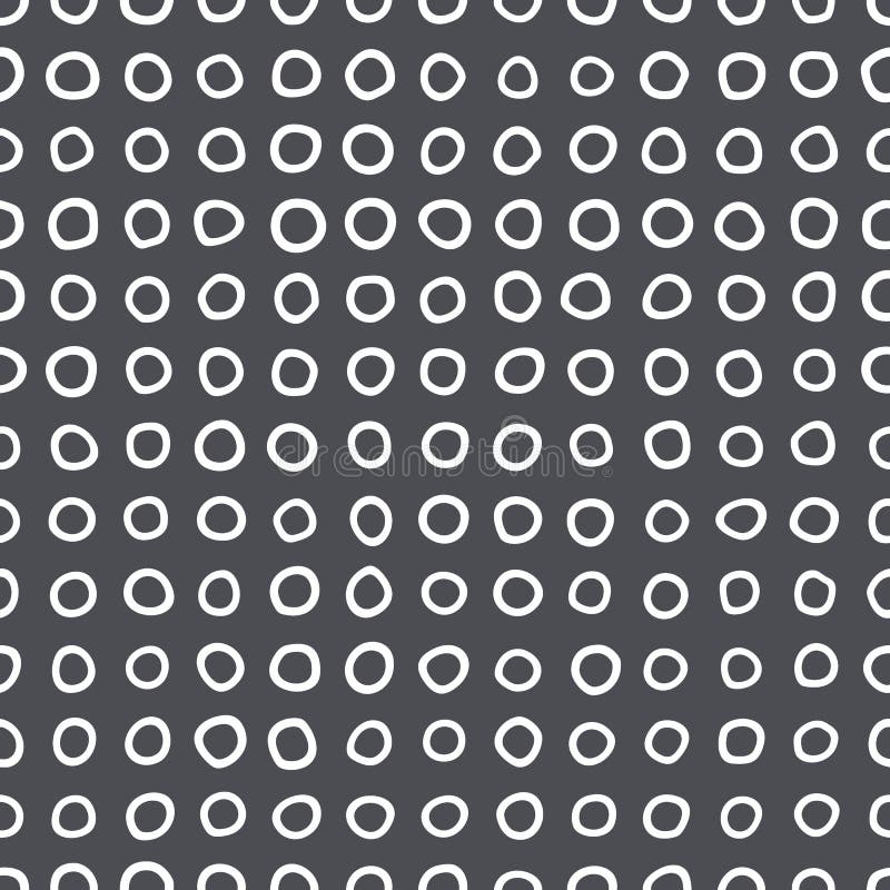 Seamless Pattern of Rings of Irregular Shape. Stock Vector ...