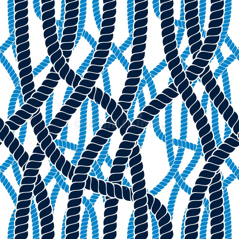 Seamless Pattern Rope Woven Vector, Abstract Illustrative Background ...