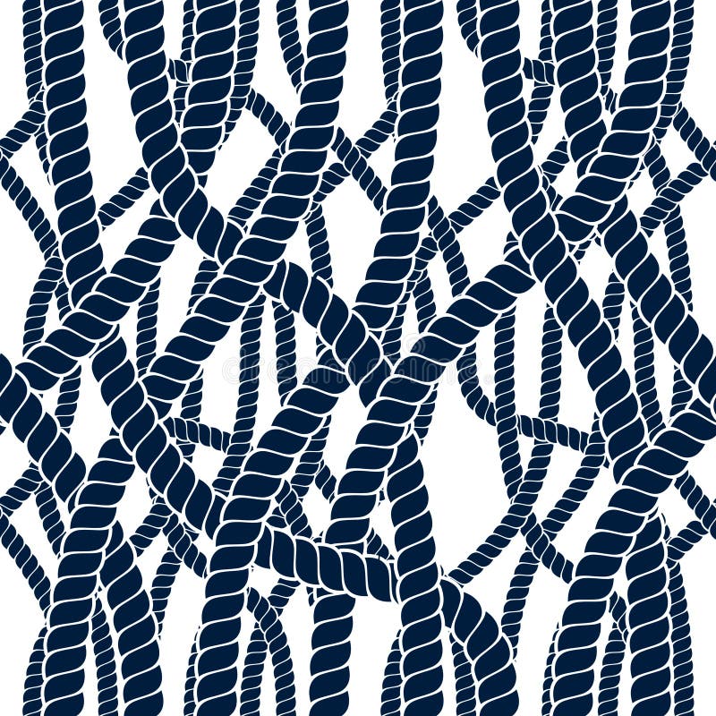 Seamless Pattern Rope Woven Vector, Abstract Illustrative Background ...