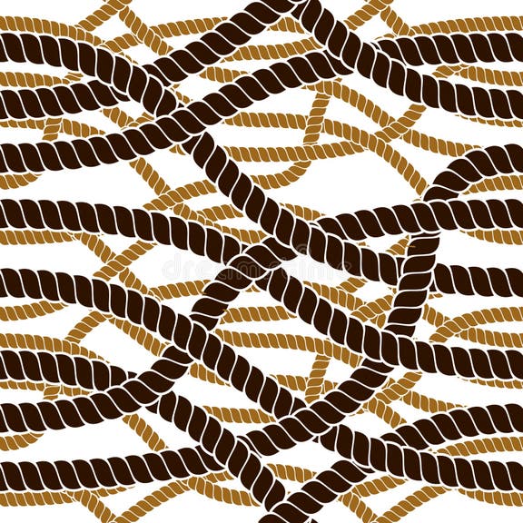 Seamless Pattern Rope Woven Vector, Abstract Illustrative Background ...