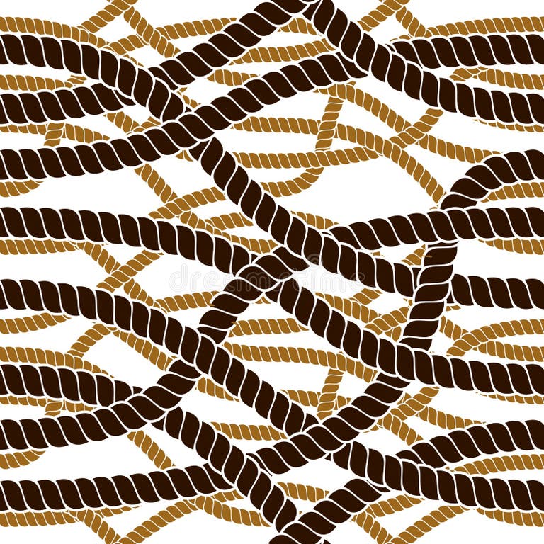 Seamless Pattern Rope Woven Vector, Abstract Illustrative Background ...