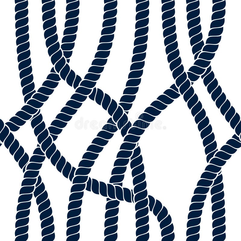 Seamless Pattern Rope Woven Vector, Abstract Illustrative Background ...