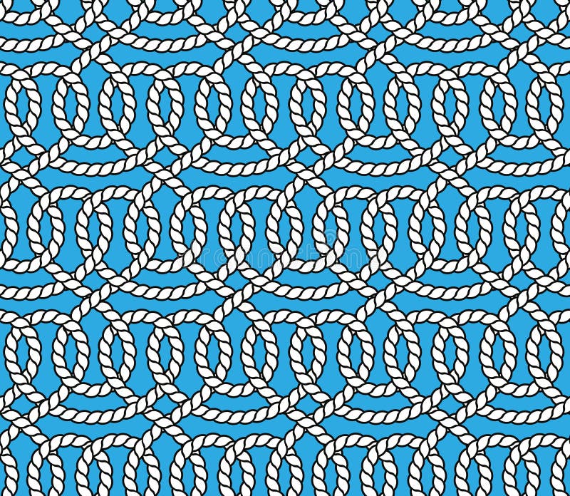 Seamless Pattern of Ropes. Vector Illustration Stock Vector ...