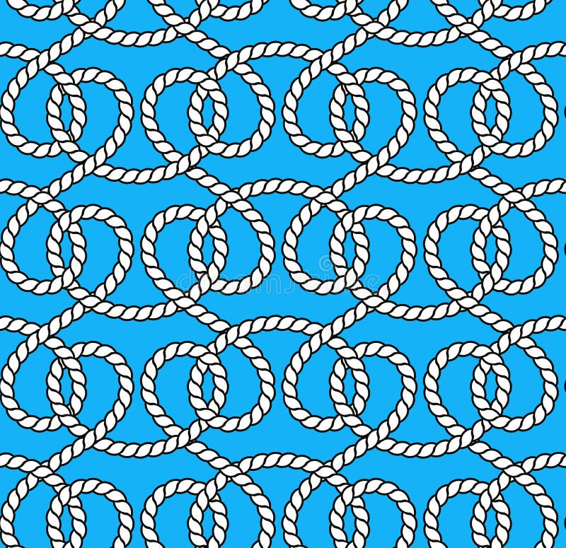 Seamless Pattern of Ropes. Vector Illustration Stock Vector ...