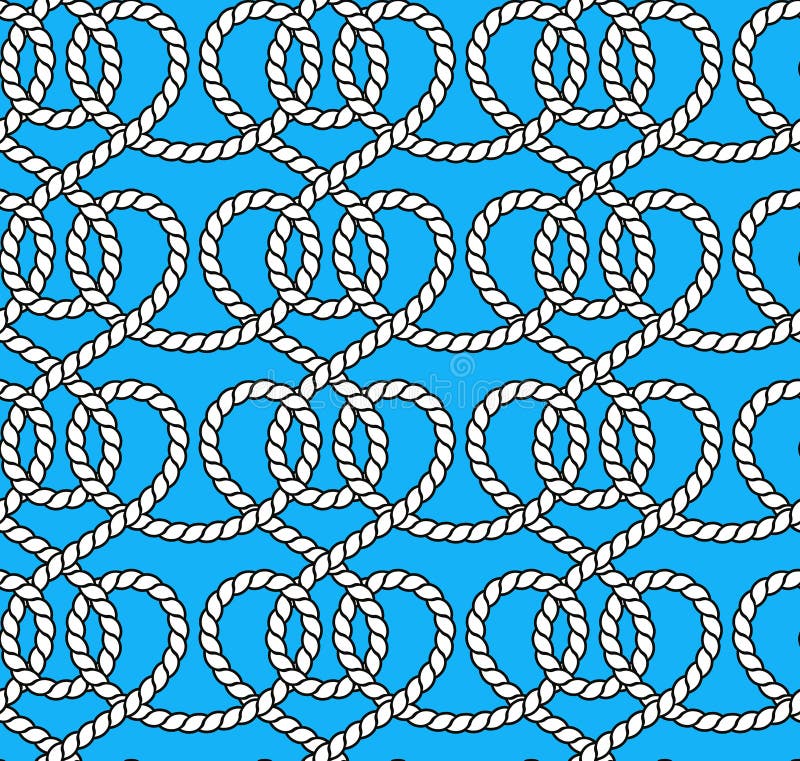 Seamless Pattern of Ropes. Vector Illustration Stock Vector ...