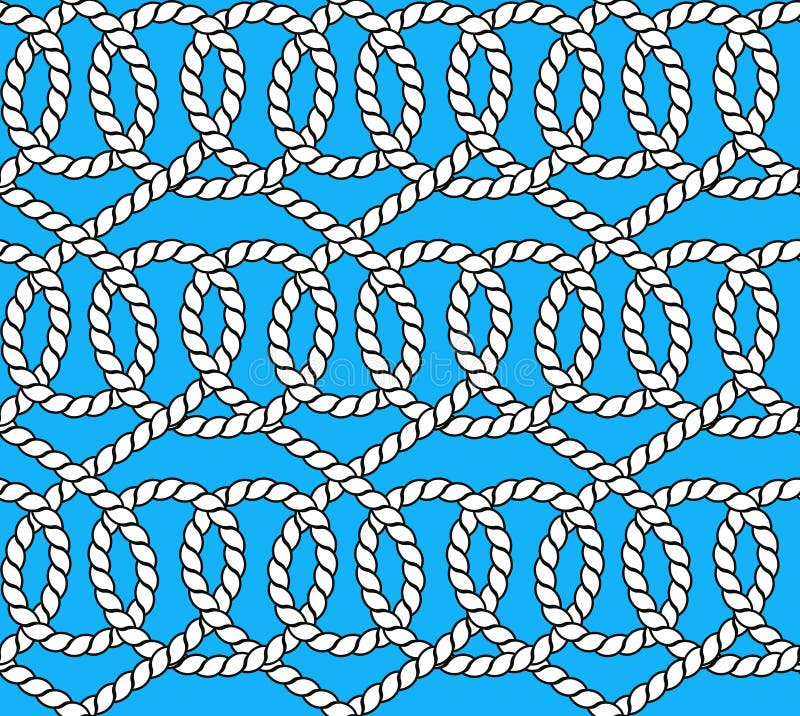 Seamless Pattern of Ropes. Vector Illustration Stock Vector ...