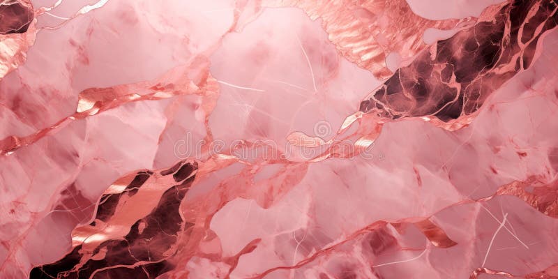 Seamless Pattern of Rose Gold Marble Textures, Adding a Touch of Luxury ...