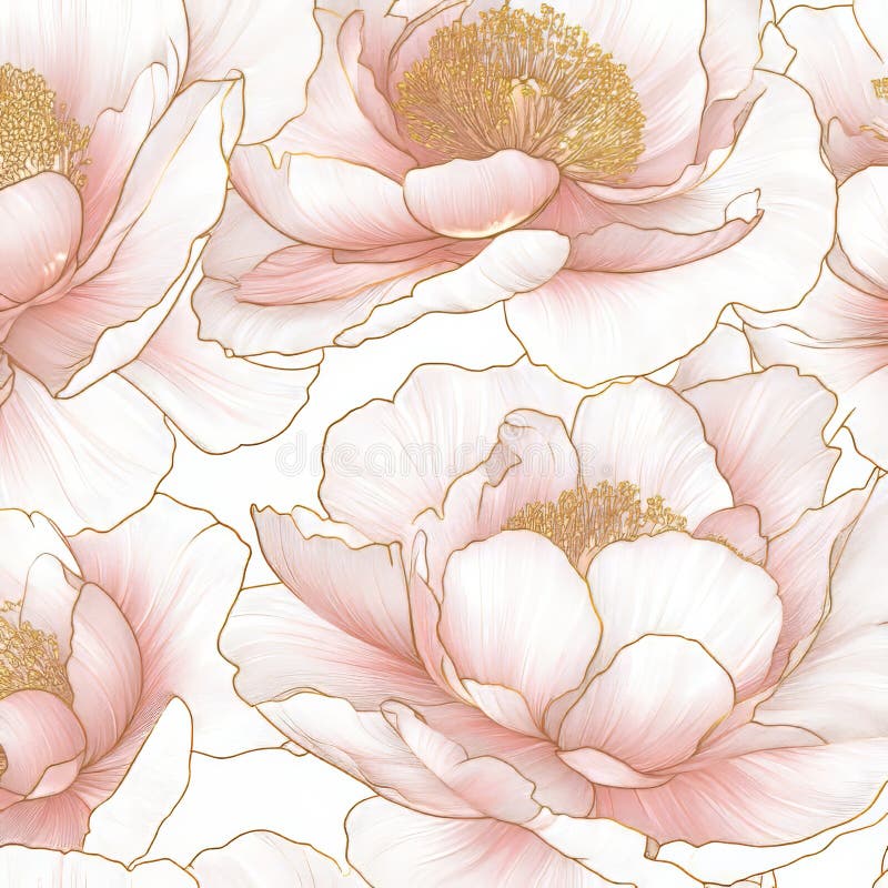 Seamless Pattern Roses Featuring Modern Floral Design Set Against ...