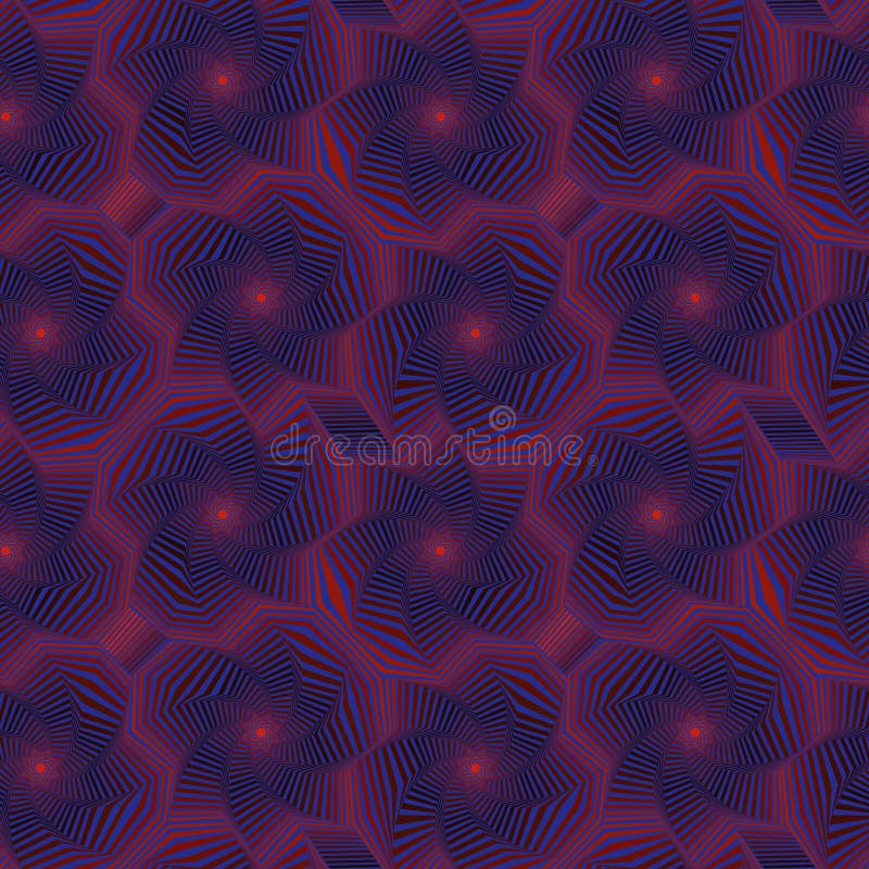 Seamless Pattern with Rotating Octagonal Stars Stock Vector ...